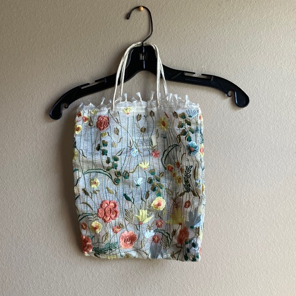 Zara | Bags | Zara Floral Tote | Poshmark